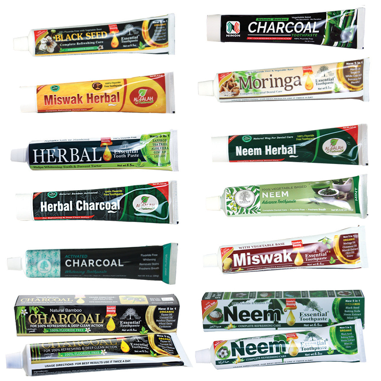 Set Of 12 Toothpastes | Afrotise.com